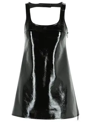COURREGES Reedition' Dress In Cotton Blend - Black