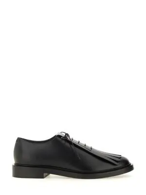 Max Mara Leather Derby - Black