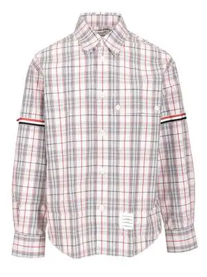 Thom Browne Oversized Cotton Poplin Shirt - Multicolor