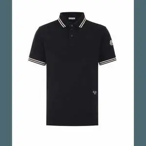 Moncler Logo Polo - Blue