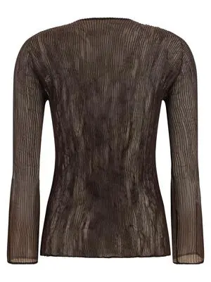 Issey Miyake Chiffon Twist 1' Top