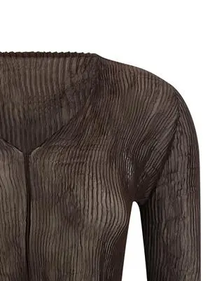 Issey Miyake Chiffon Twist 1' Top