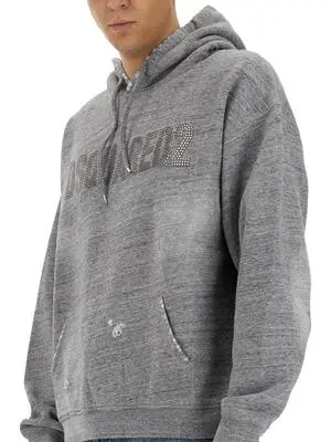 Dsquared2 Sweatshirt With Logo - Gray