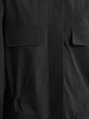 TOTEME Cotton Utility Jacket - Black