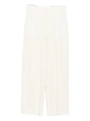 TOTEME Wool Blend Fluid Trousers - Multicolor