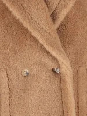 Max Mara Wool Double-breasted Vest - Multicolor