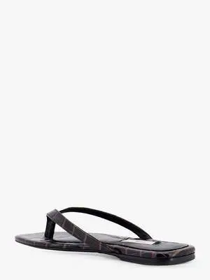 TOTEME Croco-embossed Leather Sandals