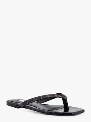 TOTEME Croco-embossed Leather Sandals