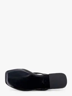 TOTEME Croco-embossed Leather Sandals