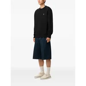 AMI Paris Embroidered Crew Neck Sweatshirt