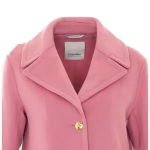 Max Mara Smmsissy Single-breasted Wool Drap Jacket