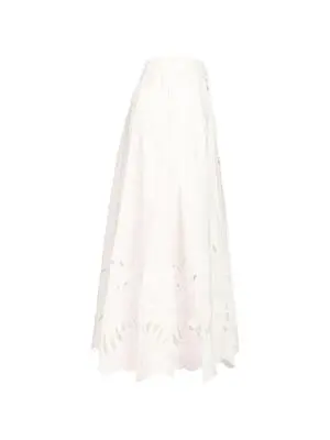 Zimmermann Mahon Cotton Midi Skirt - Multicolor