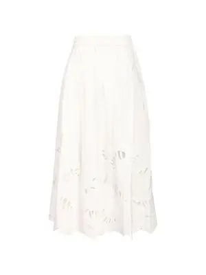 Zimmermann Mahon Cotton Midi Skirt - Multicolor