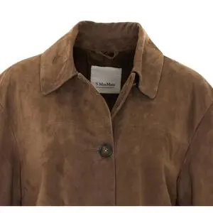 Max Mara Smmastrale Suede Jacket - Brown