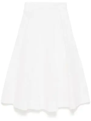 Zimmermann Crush Cotton Midi Skirt - Multicolor