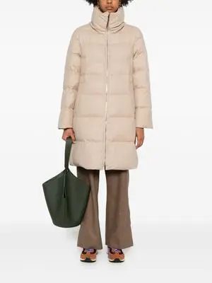 Herno Quilted Down Midi Jacket - Multicolor