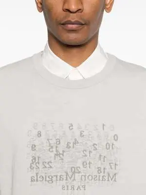 MAISON MARGIELA Embroidered Cotton T-shirt