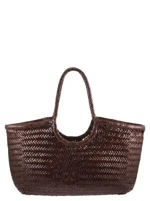 Dragon Diffusion Nantucket Leather Basket Bag - Brown