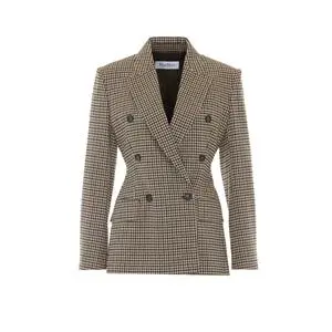 Max Mara Mxmeccelso Double Breasted Blazer - Multicolor