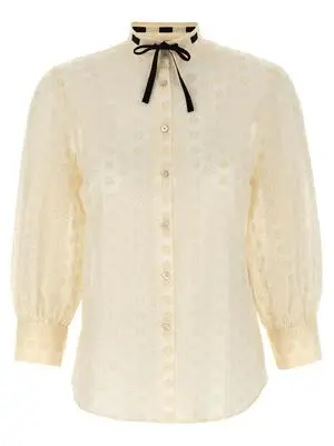 Valentino Garavani Shirt Sangallo - White