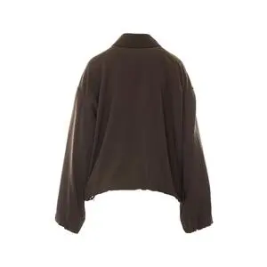 Loewe Viscose And Wool Blend Jacket - Brown
