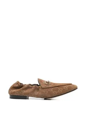 Gucci Jordaan Leather Loafers - Multicolor