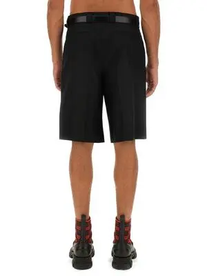Gucci Wool Blend Twill Shorts