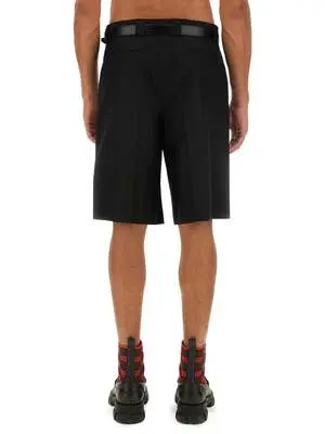 Gucci Wool Blend Twill Shorts