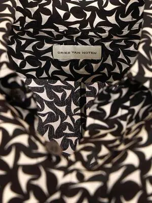 Dries Van Noten Silk Shirt - Black