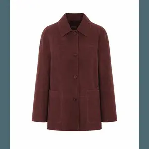 Max Mara S Max Mara Women Smmastrale Suede Jacket Red