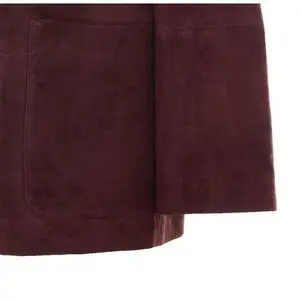 Max Mara Smmastrale Suede Jacket - Red