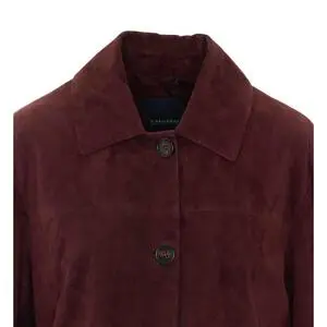 Max Mara Smmastrale Suede Jacket - Red