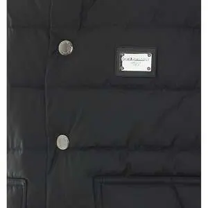 Dolce & Gabbana Logo Plaque Down Vest