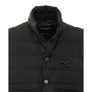 Dolce & Gabbana Logo Plaque Down Vest