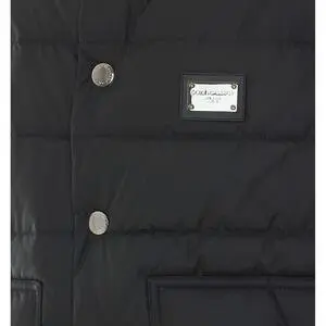 Dolce & Gabbana Logo Plaque Down Vest