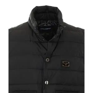 Dolce & Gabbana Logo Plaque Down Vest