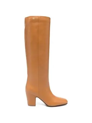 Celine Iconic Leather Boots - Multicolor