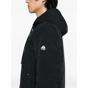 Moose Knuckles Padded Down Jacket - Black