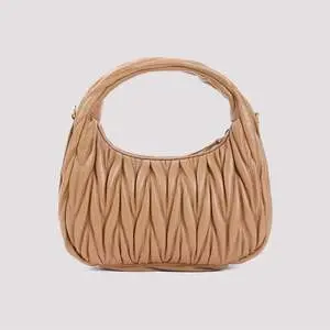 Miu Miu Small Wander Matelassé Hobo Bag - Multicolor