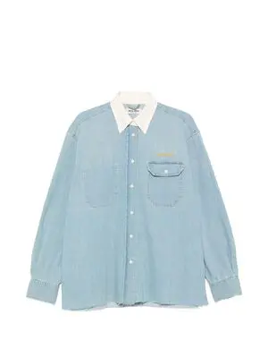 Miu Miu Denim Cotton Shirt - Multicolor