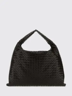 Bottega Veneta Hop Woven Calf Leather Shoulder Bag - Brown