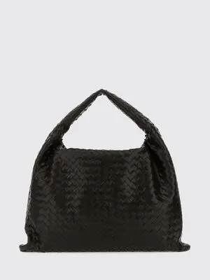 Bottega Veneta Hop Woven Calf Leather Shoulder Bag - Brown