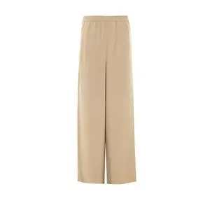 Max Mara Mxmvolonta Heavy Silk Soft Pants - Cream