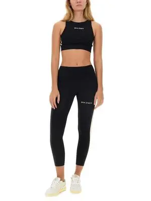 Palm Angels Logo Crop Top