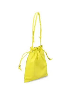 Celine Crystal Pouch Small Leather Bucket Bag