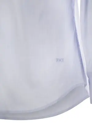 FAY Stretch Poplin Shirt With French Collar