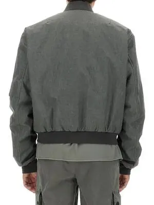 Dolce & Gabbana Oversized Bomber Jacket - Gray