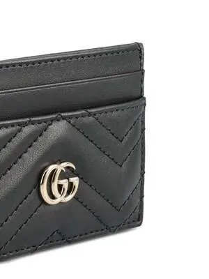 Gucci Gg Marmont Leather Card Case