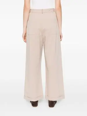 Brunello Cucinelli Cotton Trousers - Multicolor