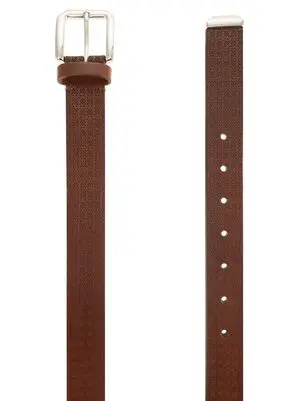 Brunello Cucinelli Micro-perforated Leather Belt